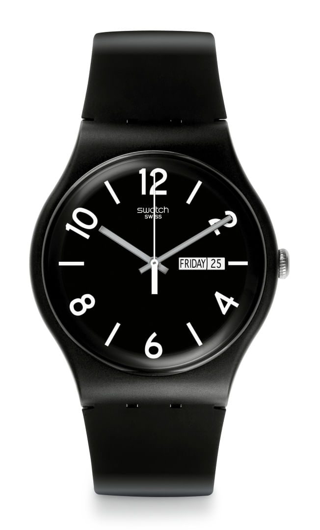 Reloj Swatch Backup Black SUOB715