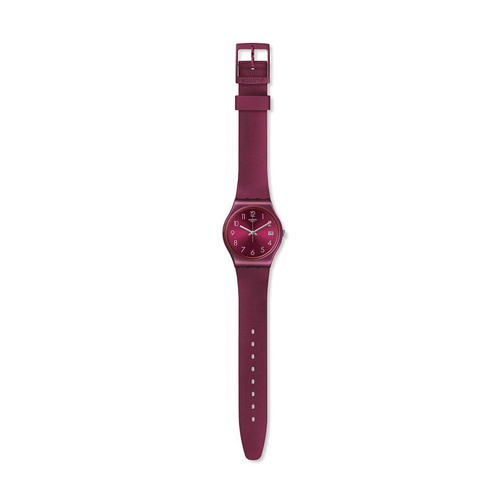 Reloj Swatch Redbaya de silicona GR405 - Style Store