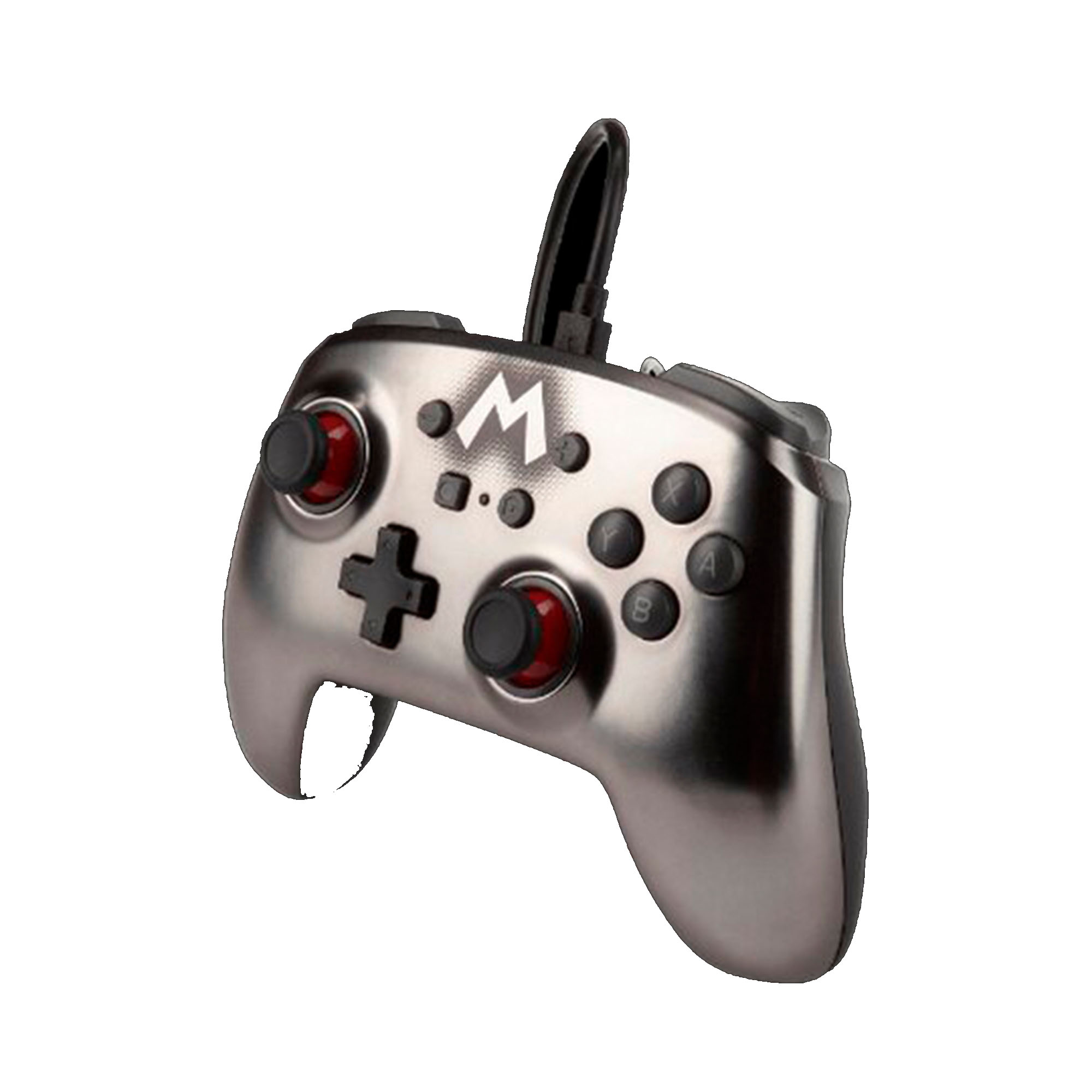 Joystick PowerA Mario Silver con cable para Nintendo Switch - Style Store