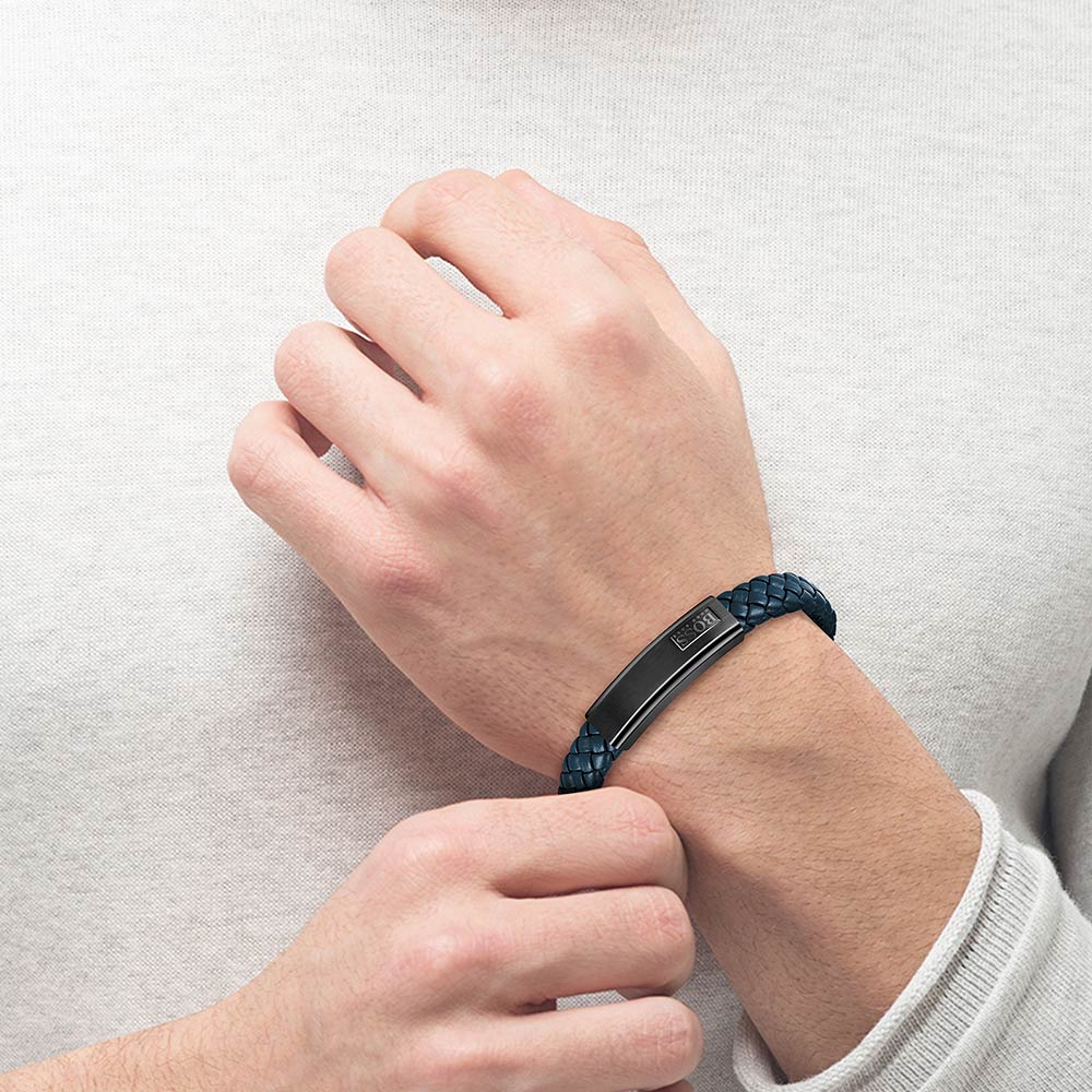 Pulsera Boss Cuero para hombre 1580179M