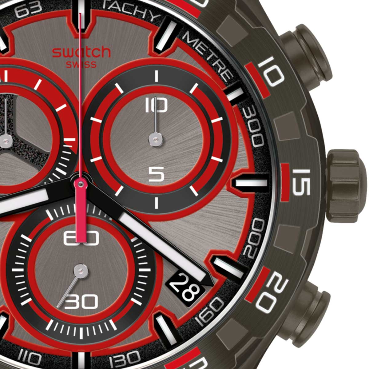 Reloj Swatch Crazy Drive de acero