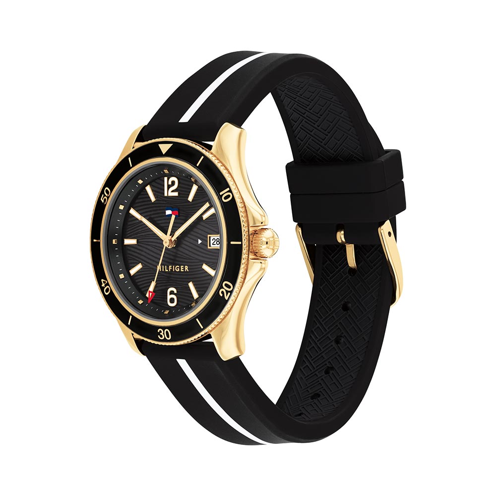 Reloj Tommy Hilfiger para mujer de silicona negro 1782509 - Style Store