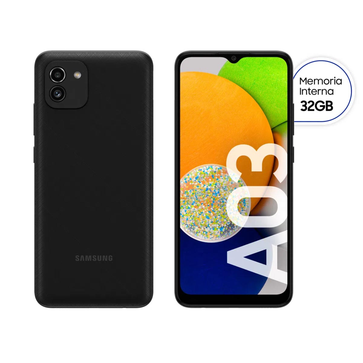 Smartphone Samsung Galaxy A03 3GB/32GB Black
