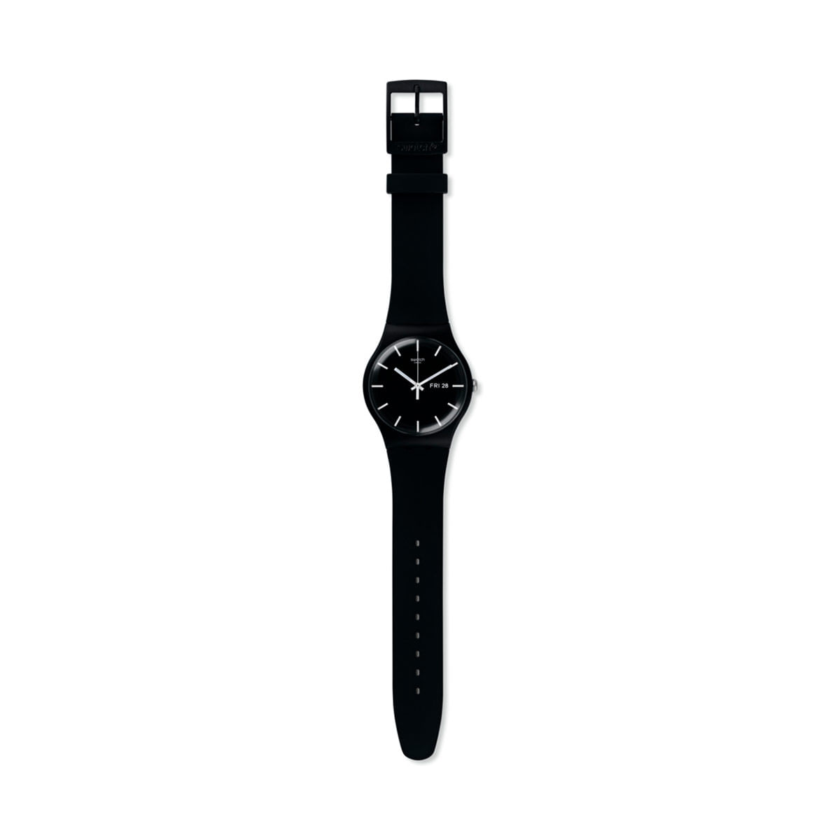 Reloj Swatch Mono Black de silicona SO29B704 - Style Store