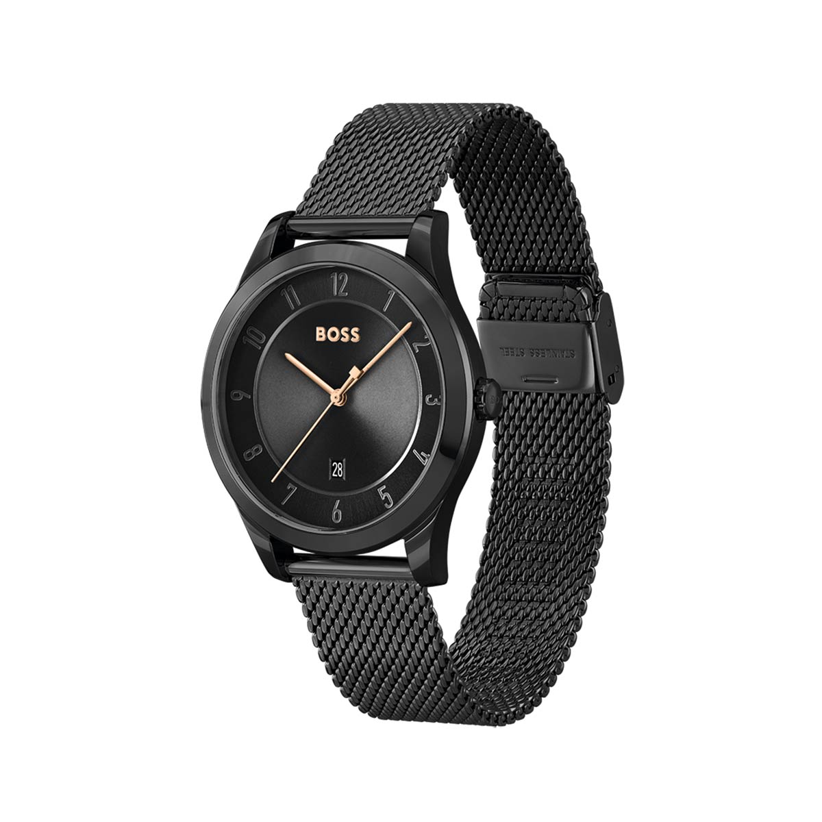 Reloj Boss Purity para hombre de acero negro - Style Store