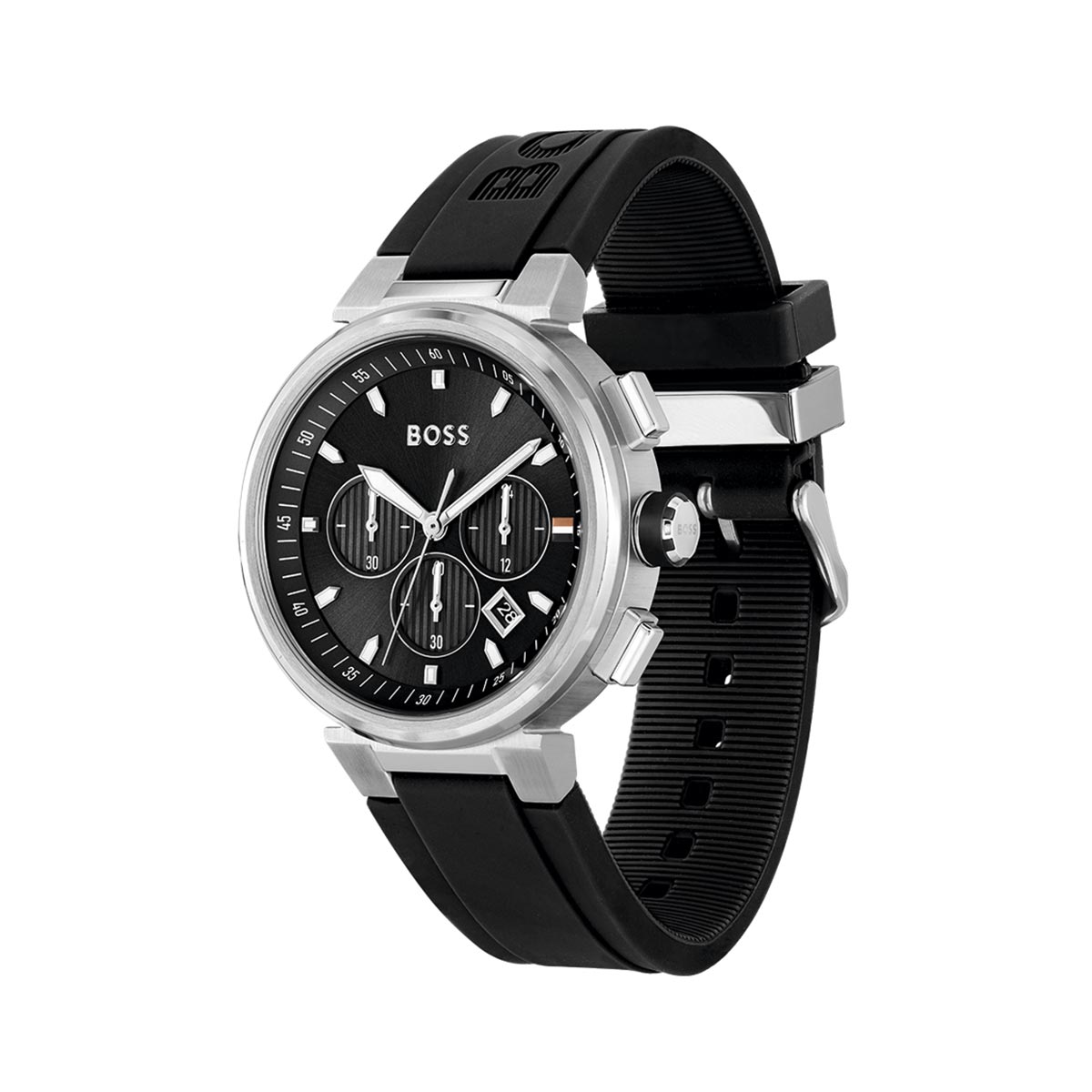 Reloj Boss One para hombre de silicona negro