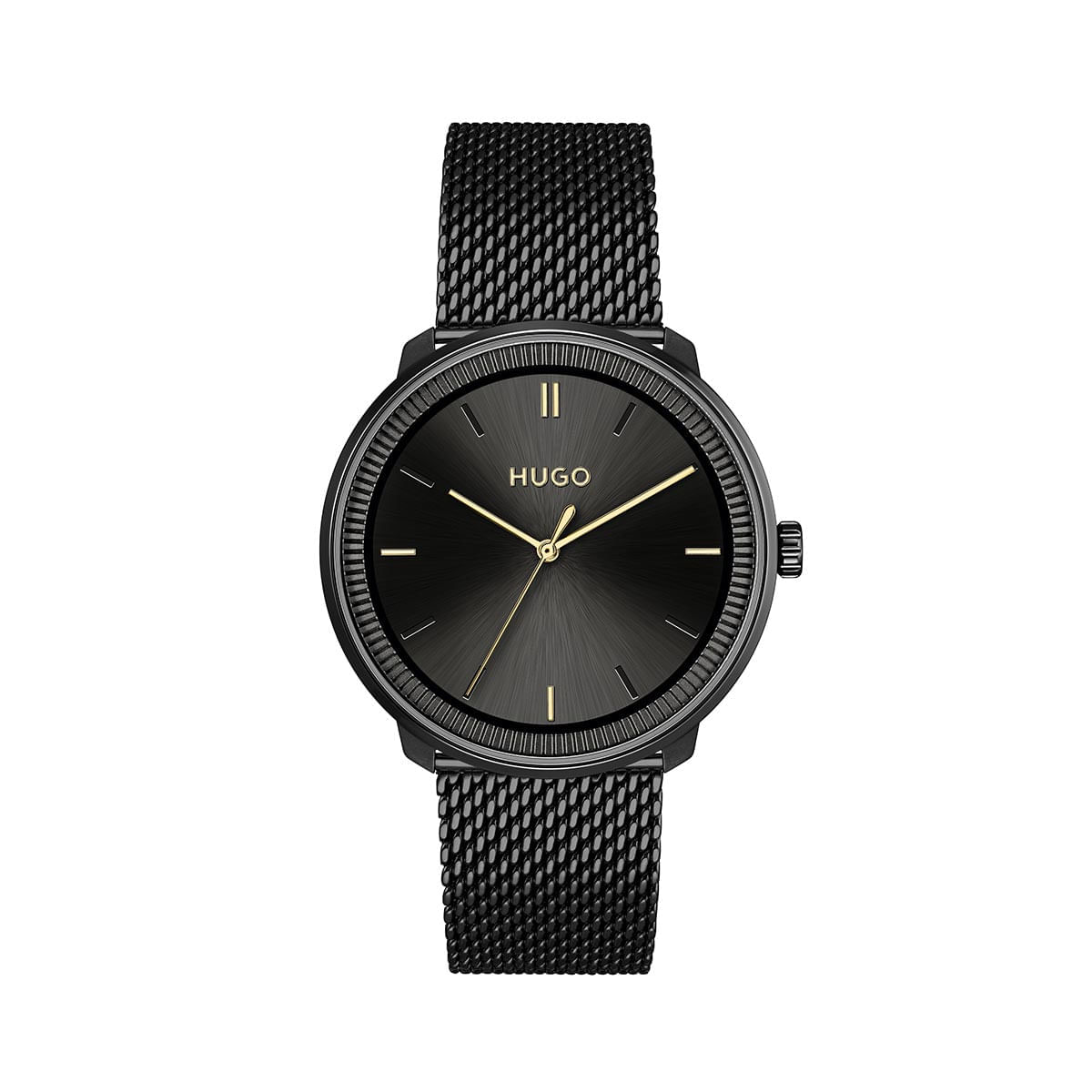 Reloj Hugo Band Set Fluid de acero negro