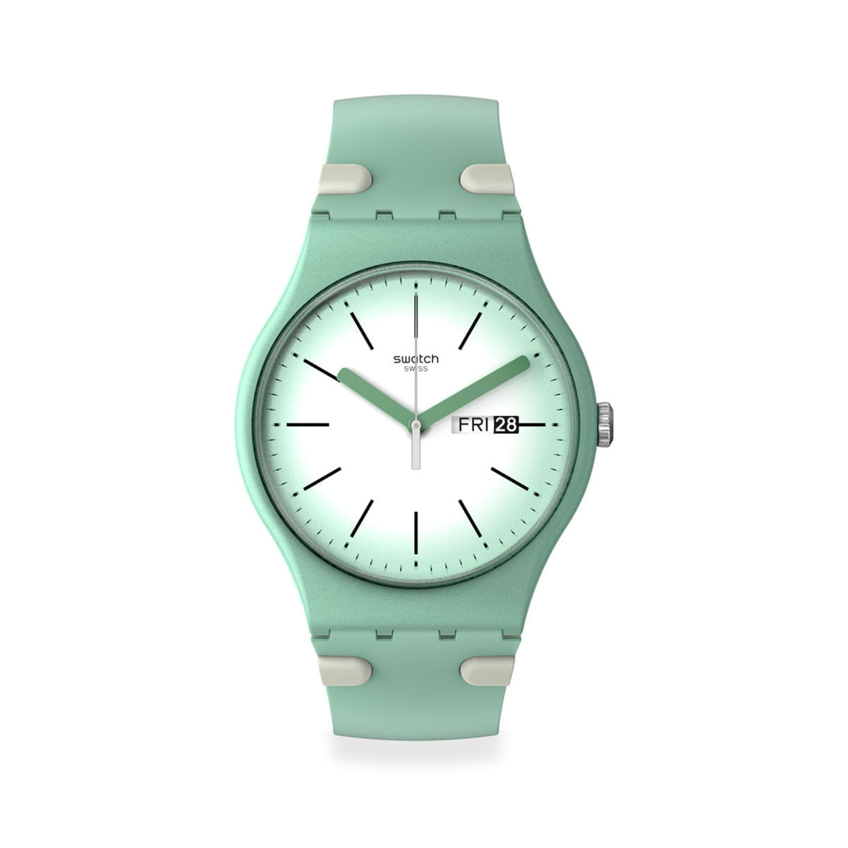 Reloj Swatch Meet me at the Myrtl de silicona - Style Store