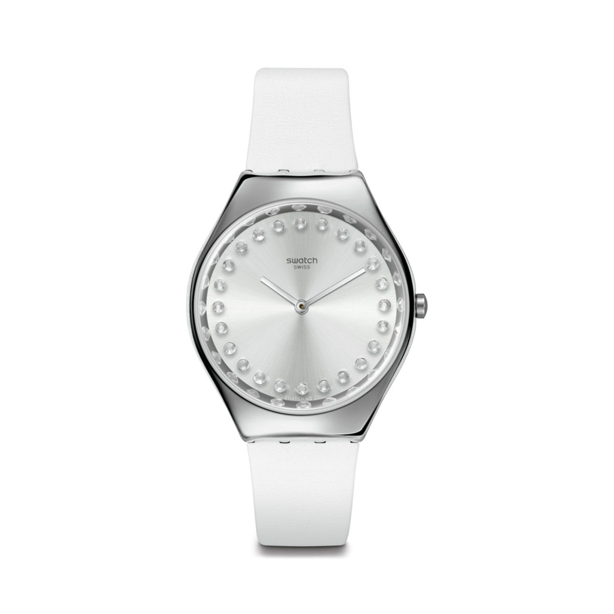 Reloj Swatch Bright Blaze de cuero - Style Store