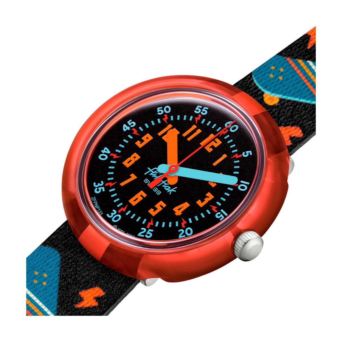 Reloj Flik Flak Skate Squad para niños de tela - Style Store