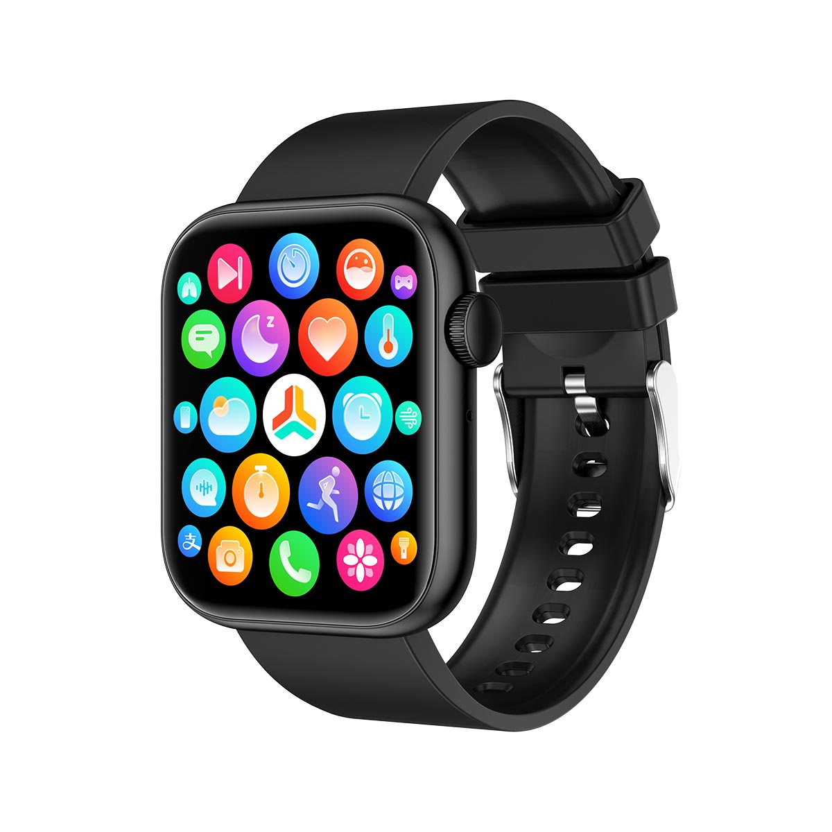 Smartwatch Colmi QX7 Silicone Black - Style Store