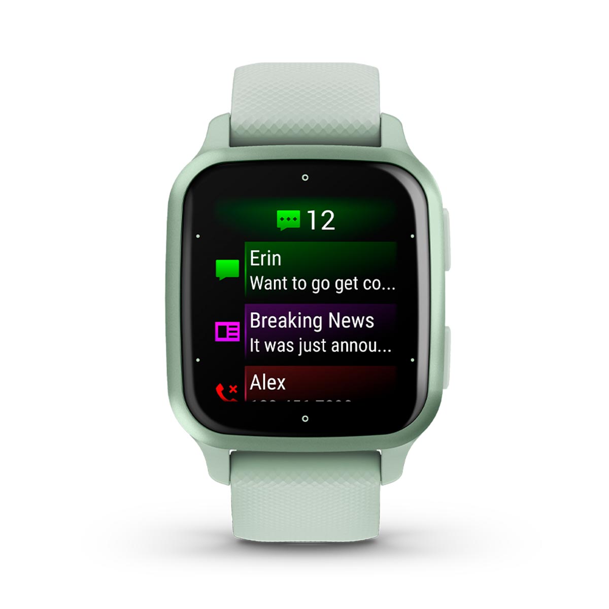 Smartwatch Garmin Venu SQ 2 Cool Mint Metallic Mint - Style Store