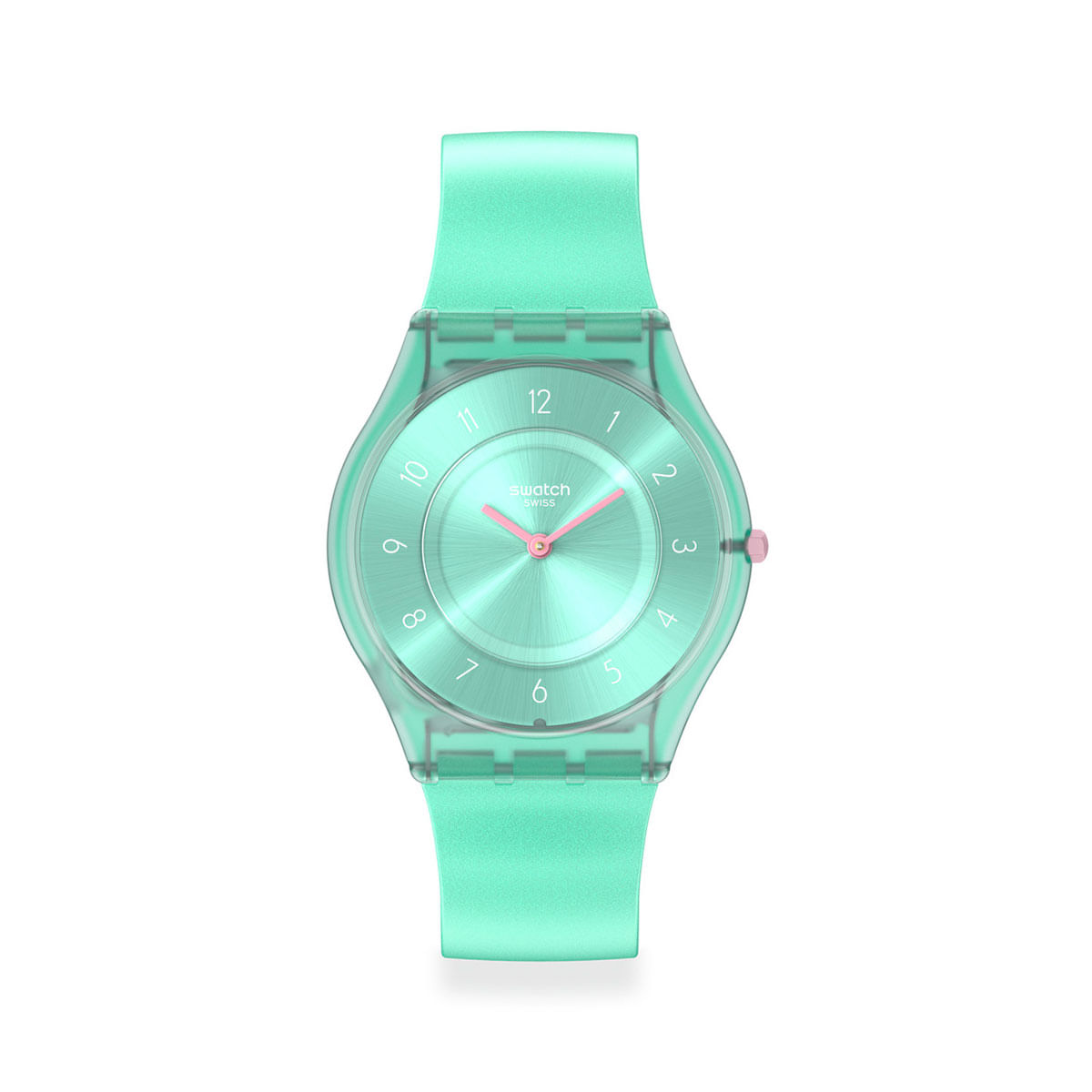 Reloj Swatch Pastelicious Teal de silicona SWSS08L100