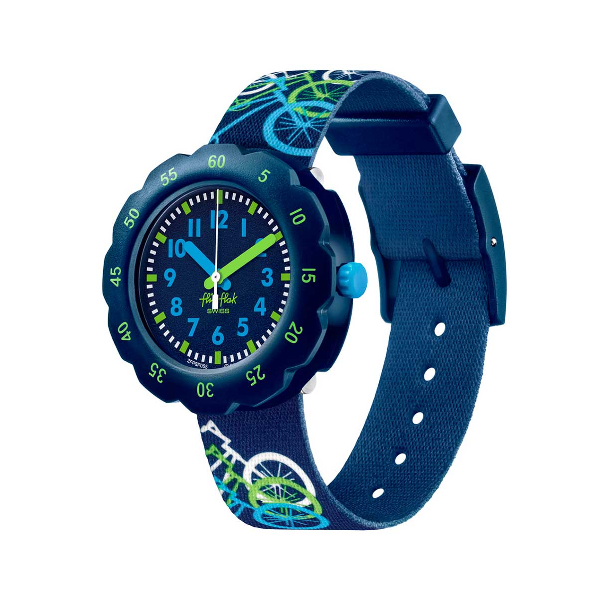 Reloj Flik Flak Ride Along para niños de plástico ecológico SWZFPSP065