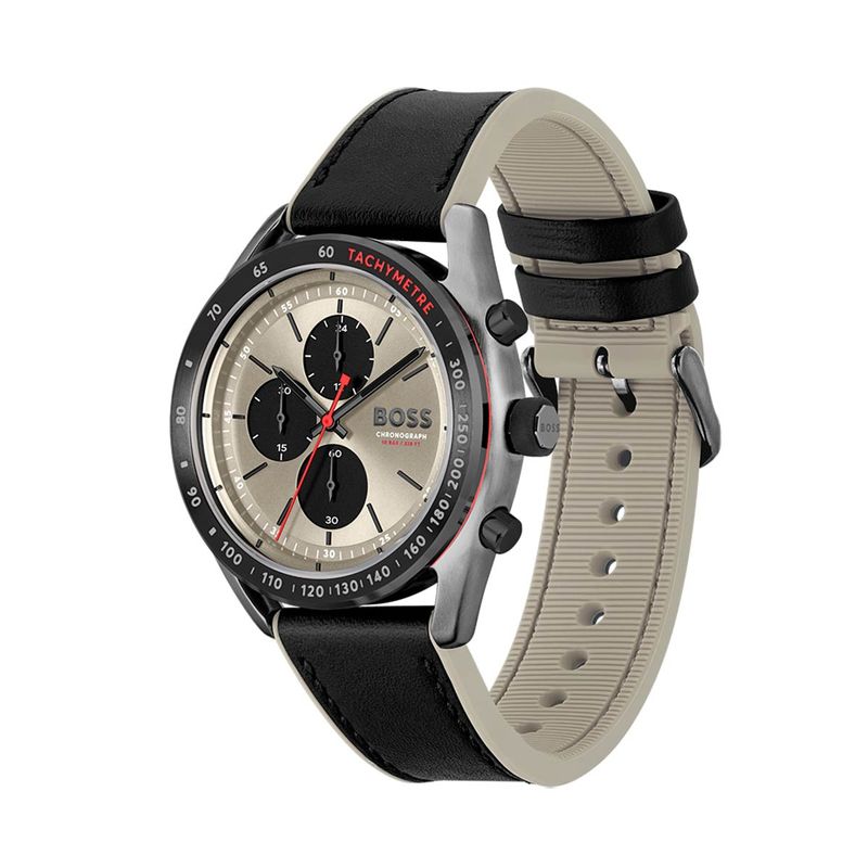 Reloj Boss Court para hombre de cuero 1514024 - Style Store