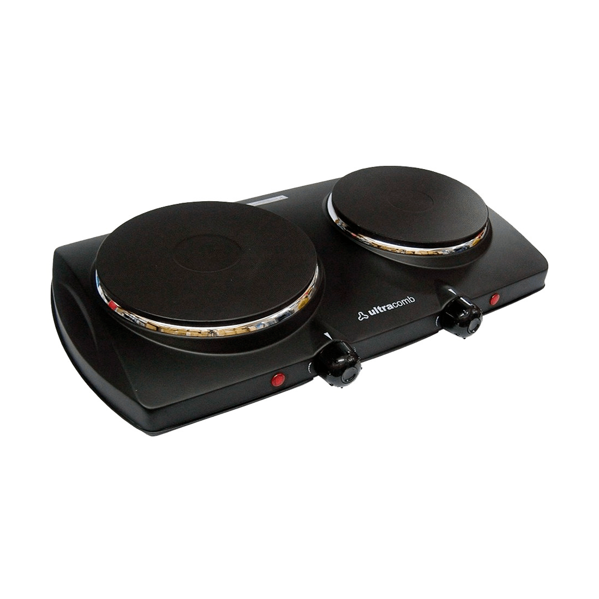 Anafe Eléctrico Ultracomb Doble Hornalla 1500w 750w An-6600 Ulan6600 ...