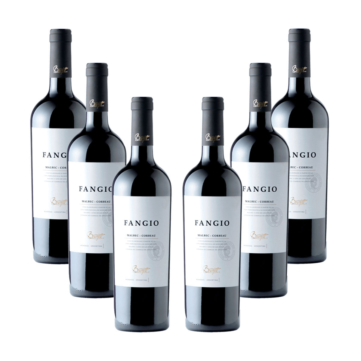 Vino Tinto Bournett Fangio Blend caja x6 unidades