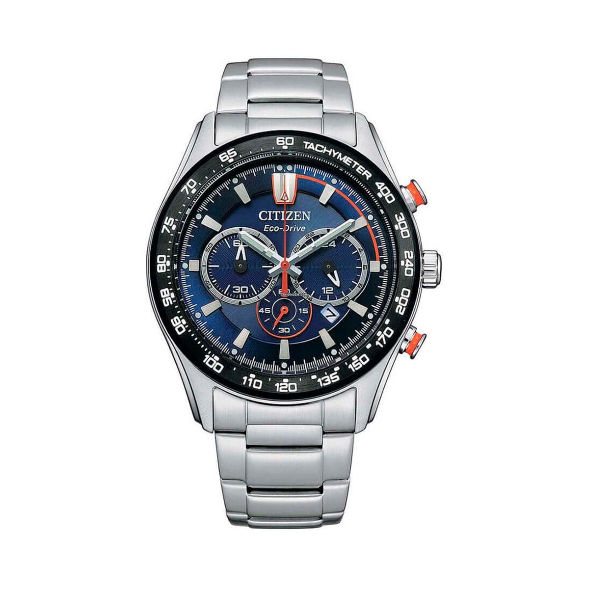Reloj Citizen EcoDrive Chrono para hombre de acero CA448682L - Style Store