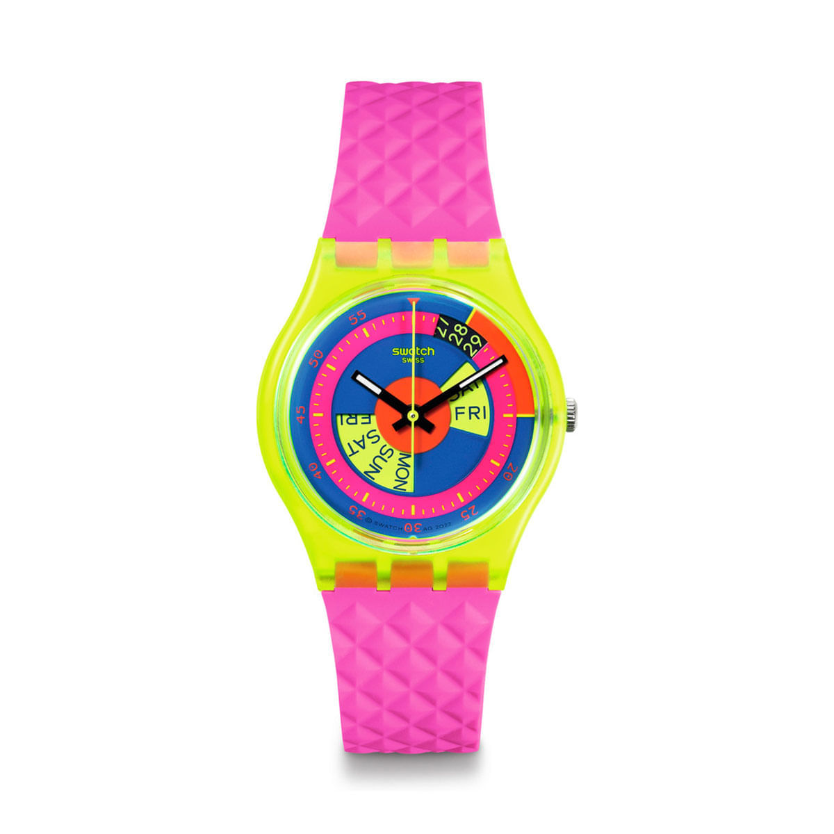 Reloj Swatch Shades of Neon de silicona SO28J700