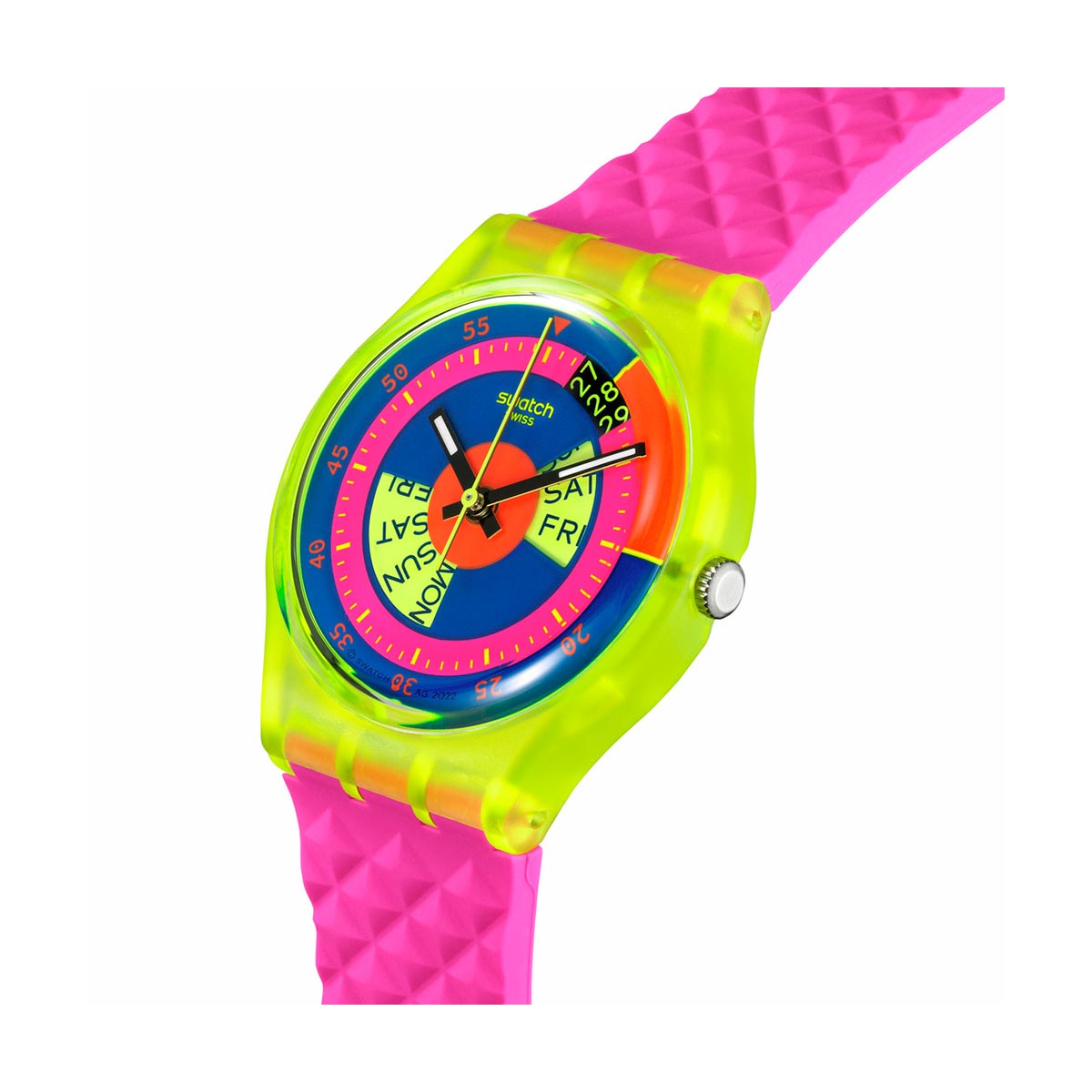 Reloj Swatch Shades of Neon de silicona SO28J700