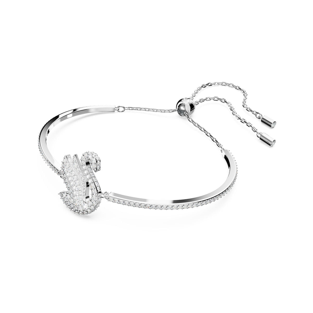 Pulsera Swarovski Iconic Swan Blanco con Baño de rodio - Style Store