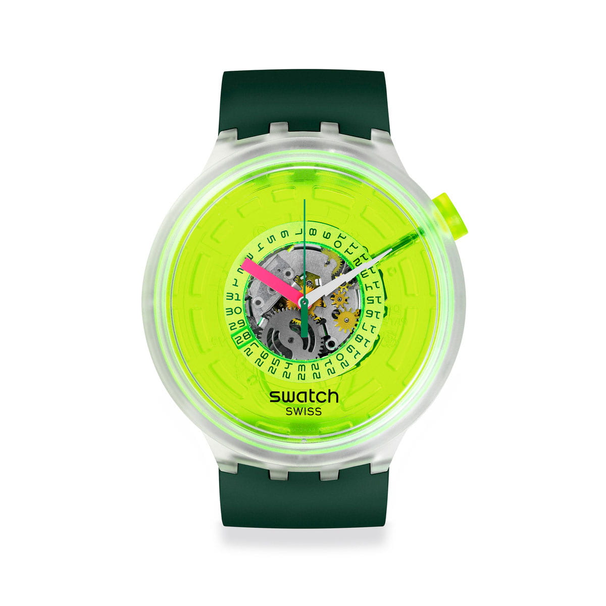 Reloj Swatch Blinded by Neon de plástico ecológico SB05K400 - Style Store