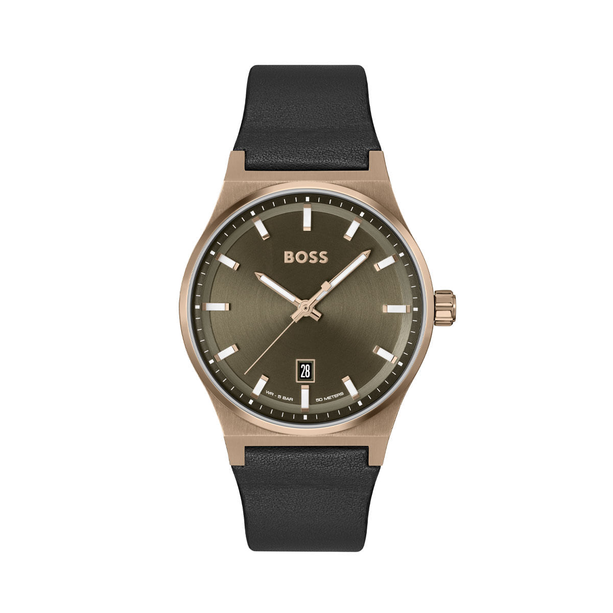 Reloj Boss Candor para hombre de cuero 1514080