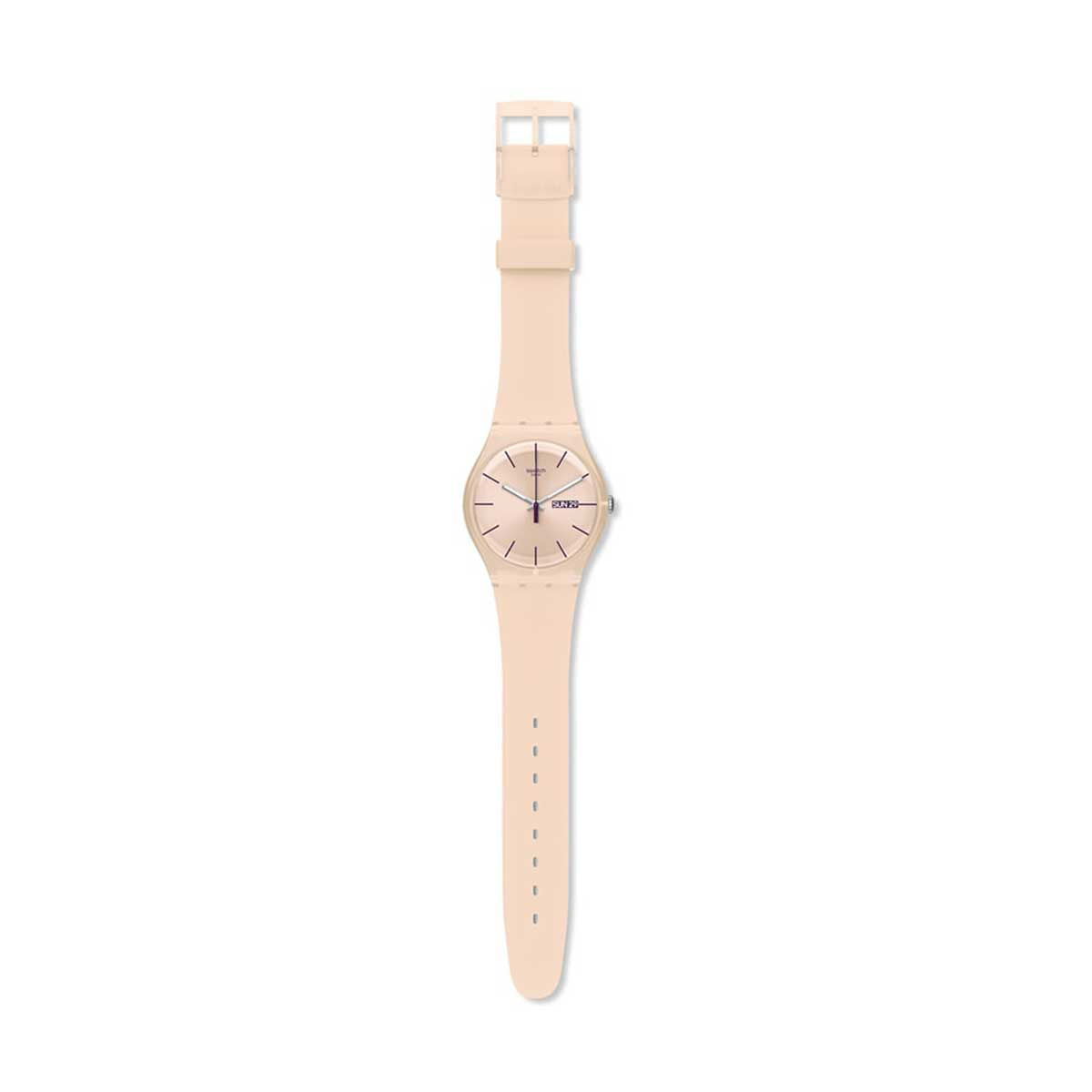 Reloj Swatch Rose Rebel de silicona SUOT700 - Style Store