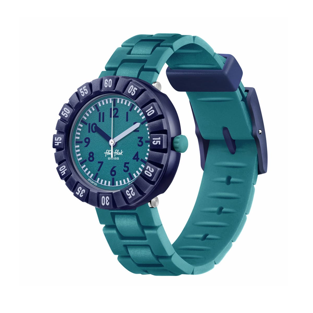 Reloj Flik Flak Level Teal para niños de silicona ZFCSP122 - Style Store