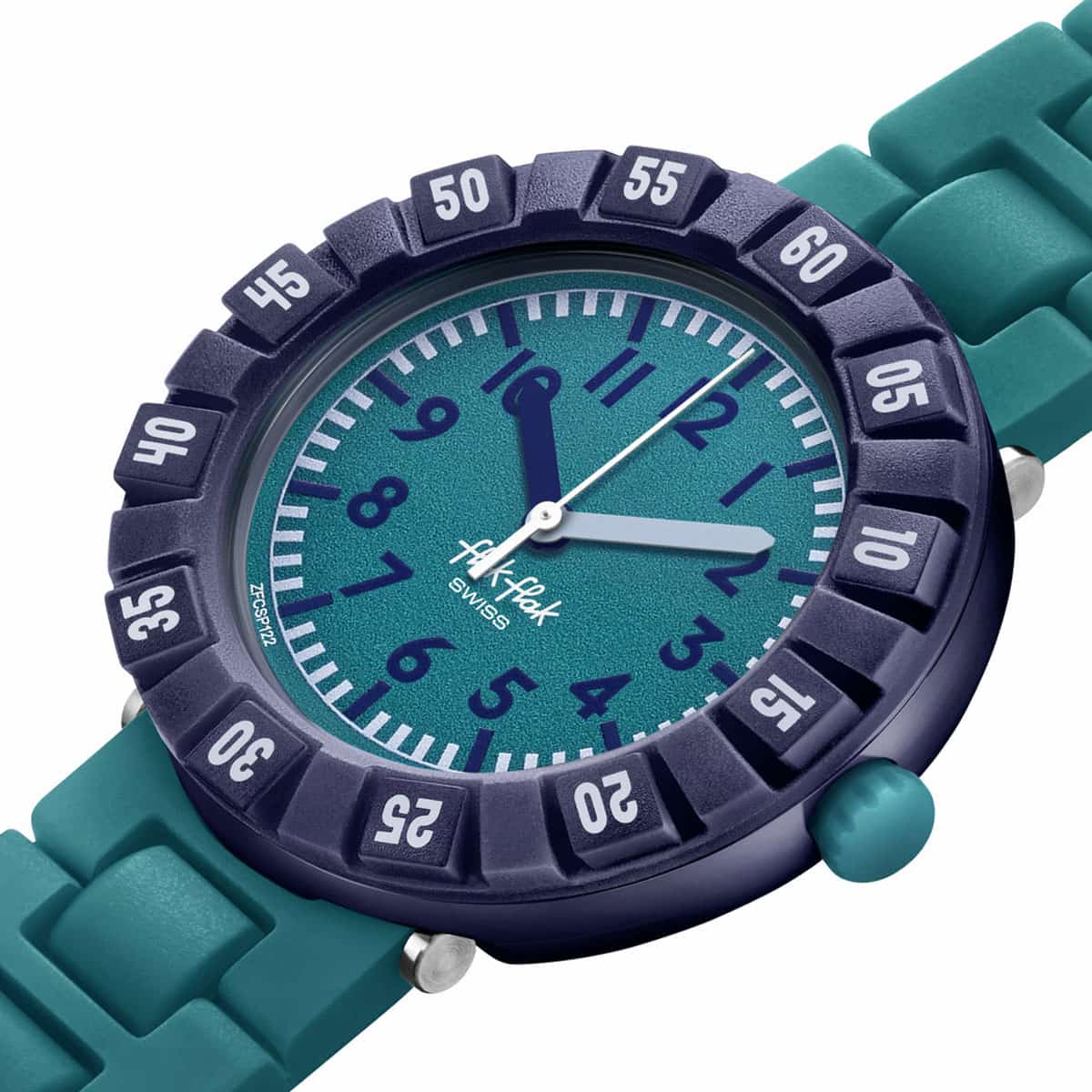 Reloj Flik Flak Level Teal para niños de silicona ZFCSP122 - Style Store