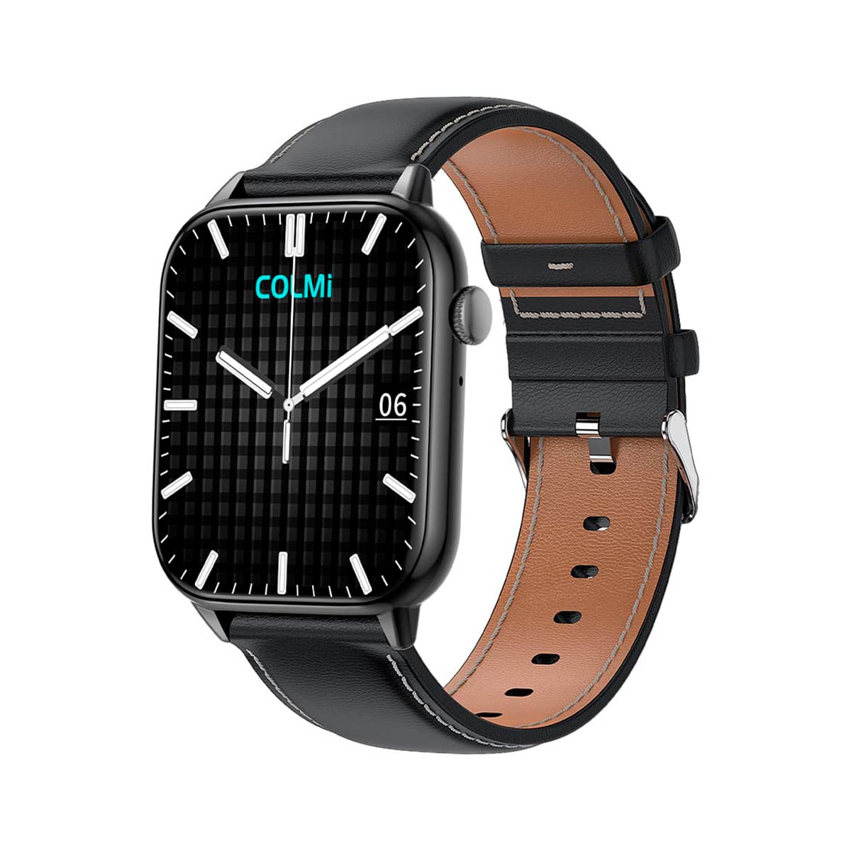 Smartwatch Colmi C60 Black Leather - Style Store
