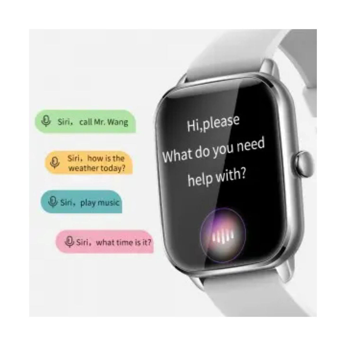 Smartwatch Colmi C61 Grey Silicone - Style Store