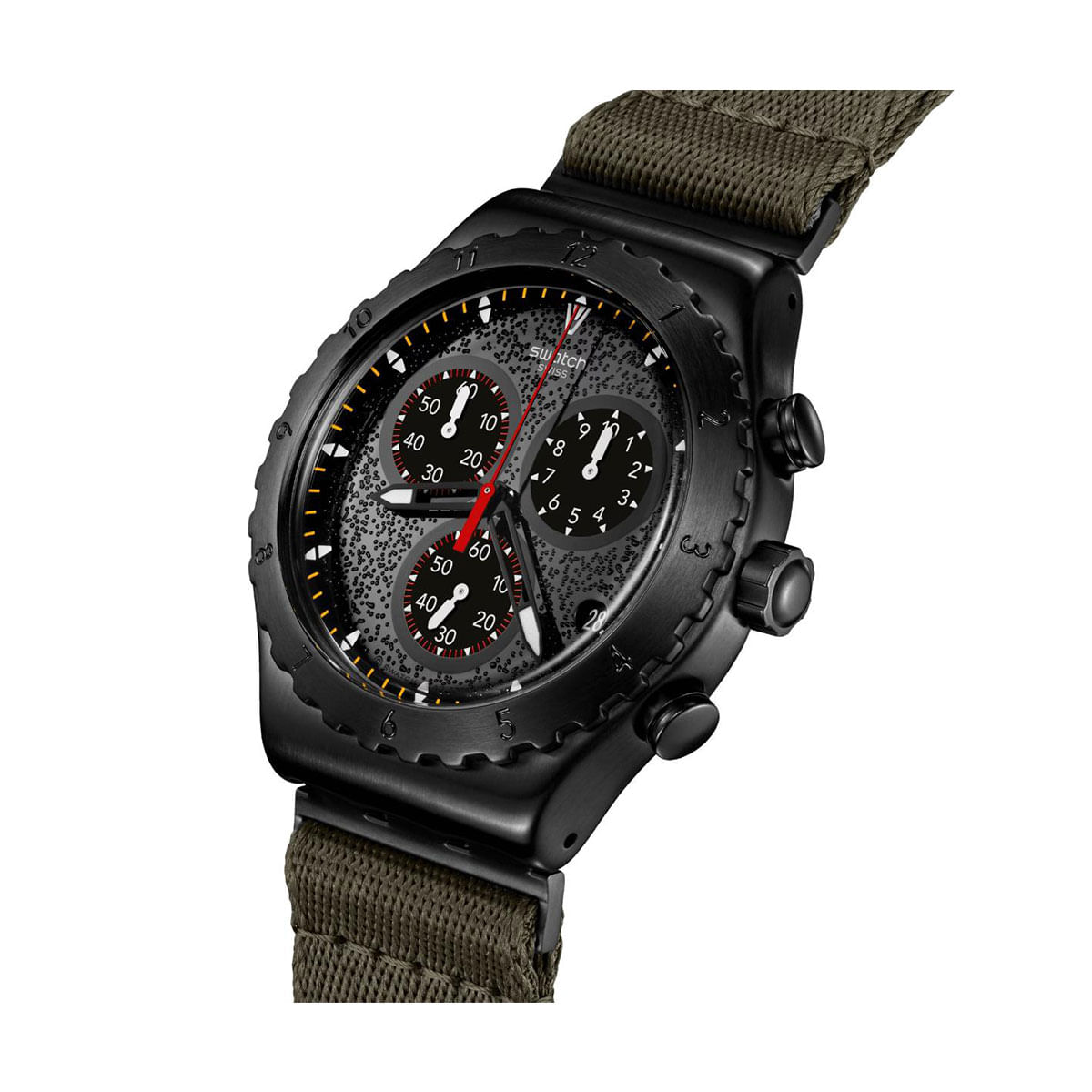 Reloj Swatch By the Bonfire de Cuero YVB416