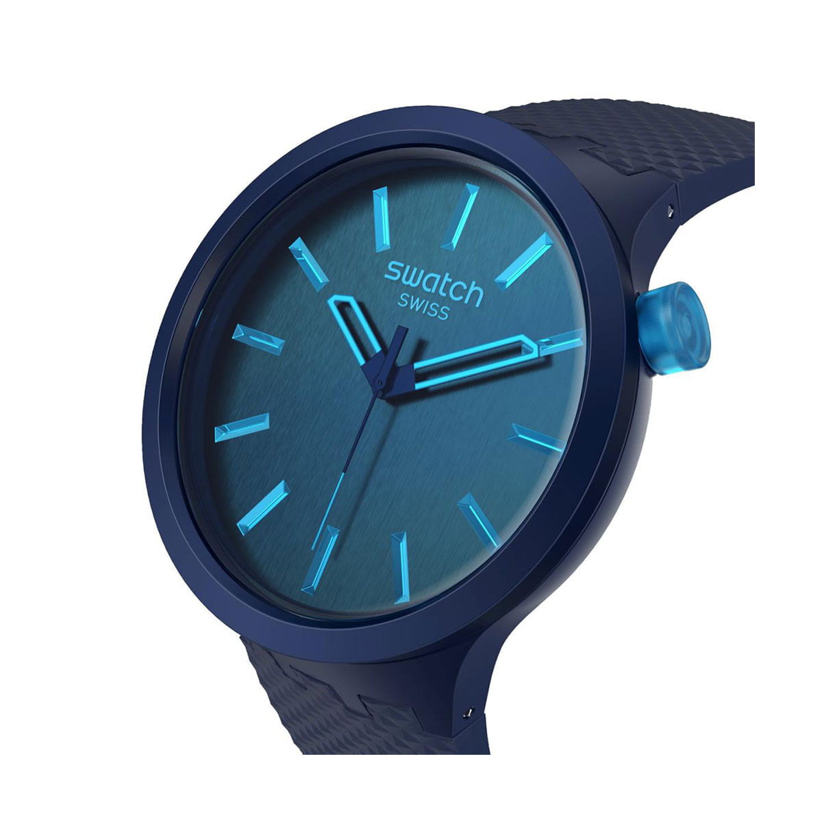 Reloj Swatch Indigo Glow de Silicona SB05N113