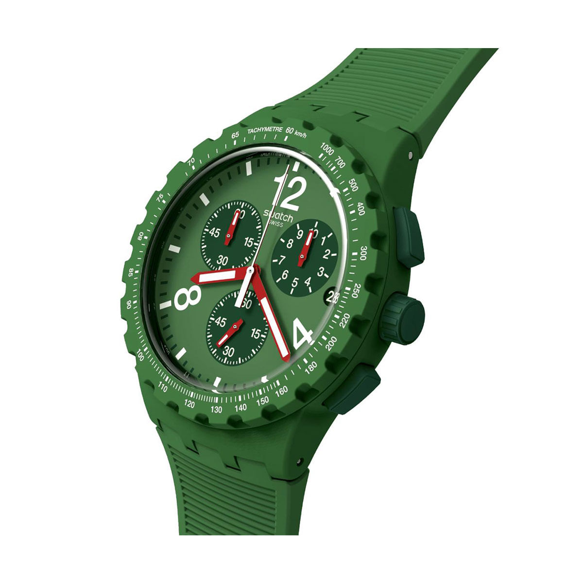 Reloj Swatch Primarily Green de Silicona SUSG407 - Style Store