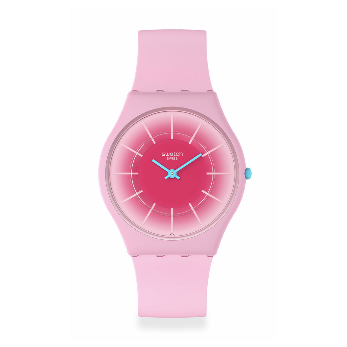 Reloj Swatch Radiantly Pink de Silicona SS08P110 - Style Store