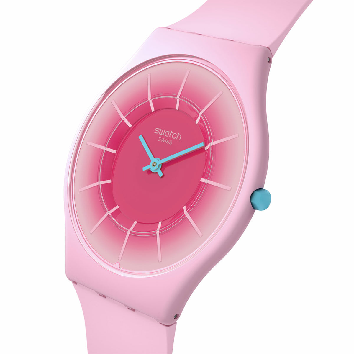 Reloj Swatch Radiantly Pink de Silicona SS08P110