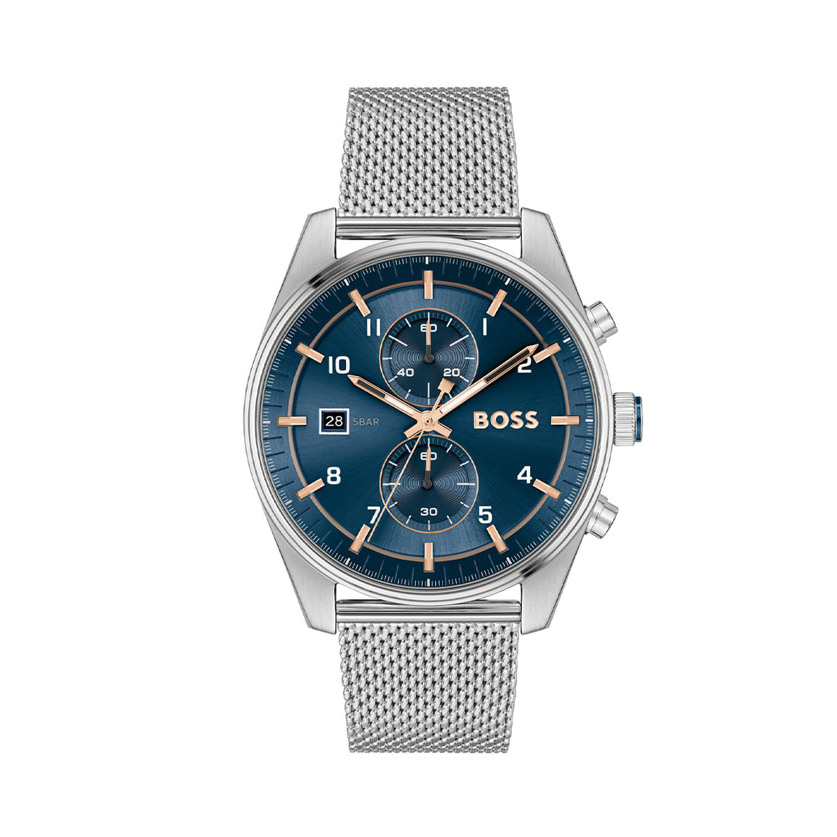 Reloj Boss Skytraveller para Hombre de Acero HB1514149 - Style Store