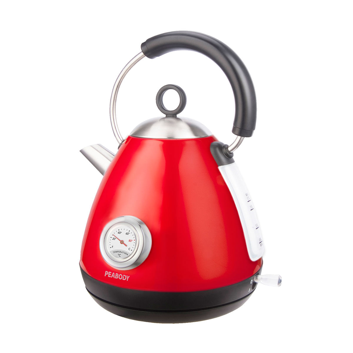 Pava Eléctrica Vintage Peabody PE-KV8215 1.7Lts Roja