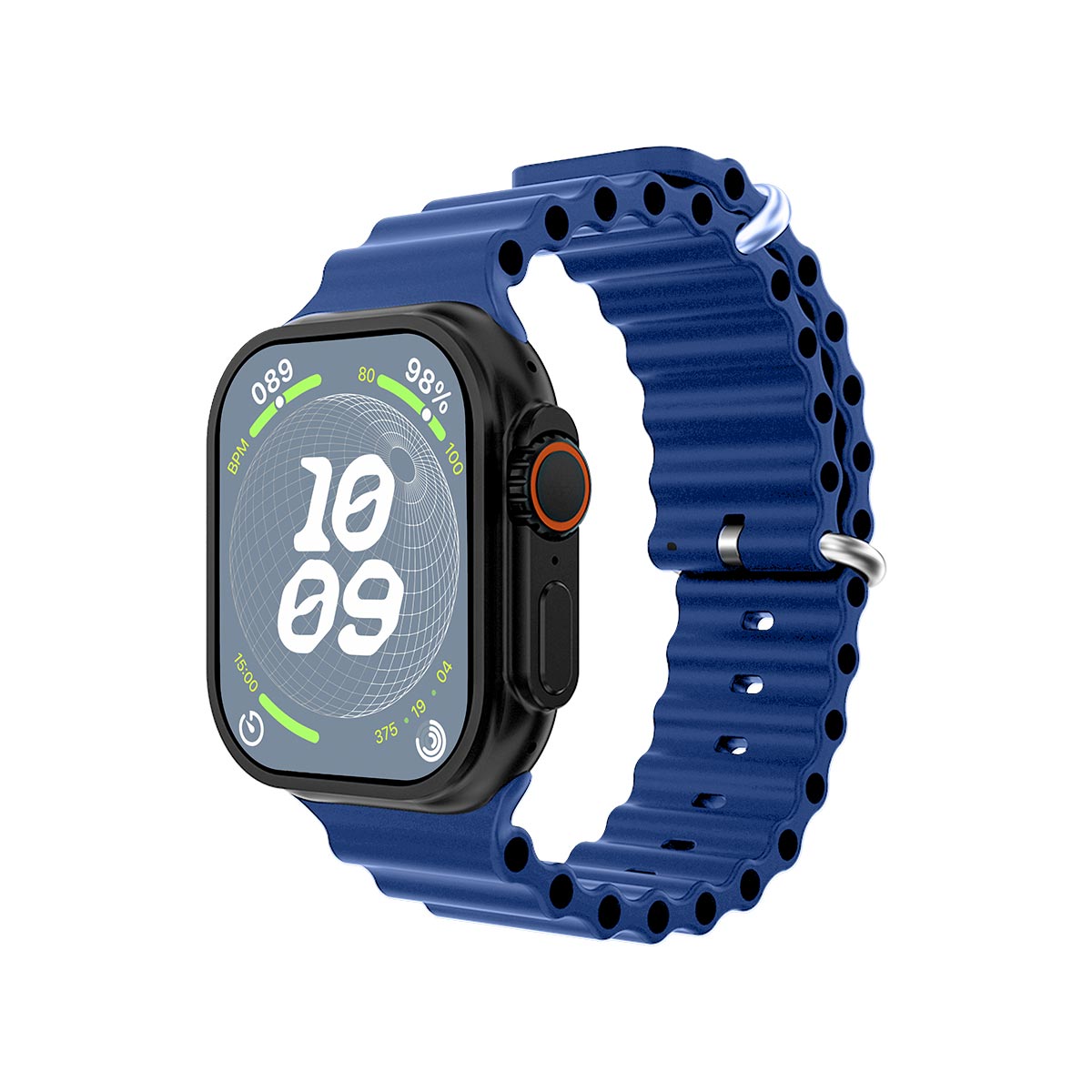 Smartwatch Laxasfit T900 Ultra 2 Silicone blue strap