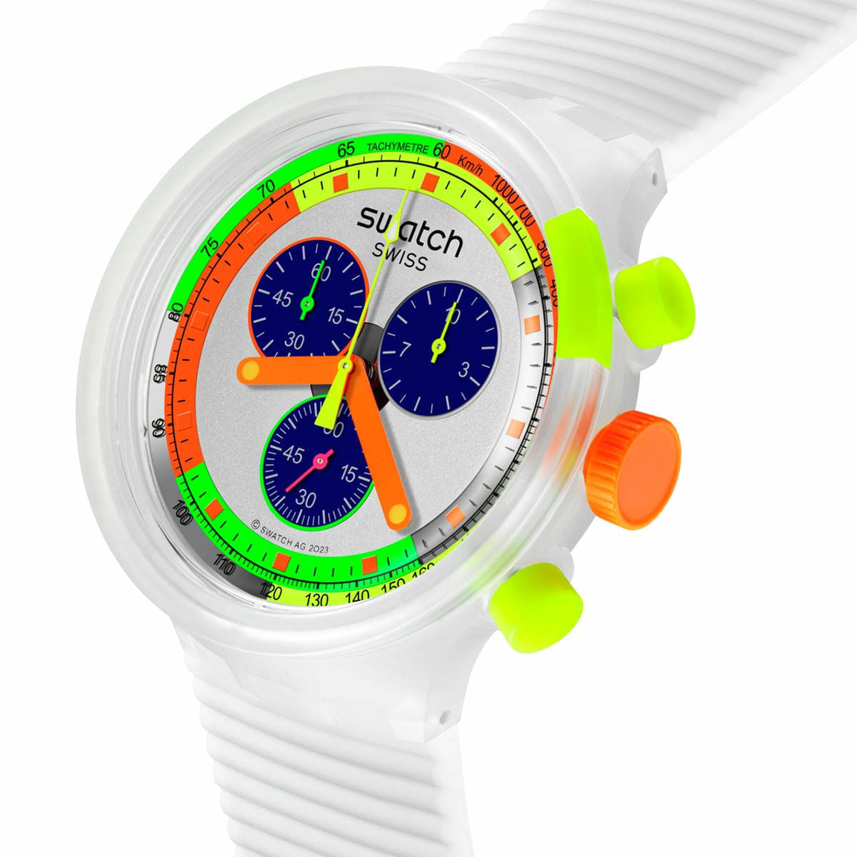 Reloj Swatch Neon Jelly de Silicona SB02K100