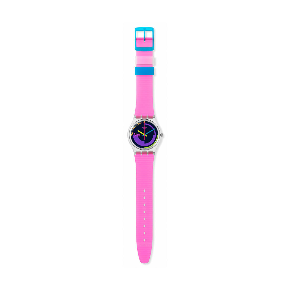 Reloj Swatch Neon Pink Podium de Silicona SO28K111 - Style Store
