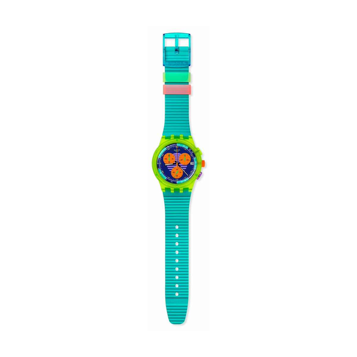 Reloj Swatch Neon Wave de Silicona SUSJ404 - Style Store
