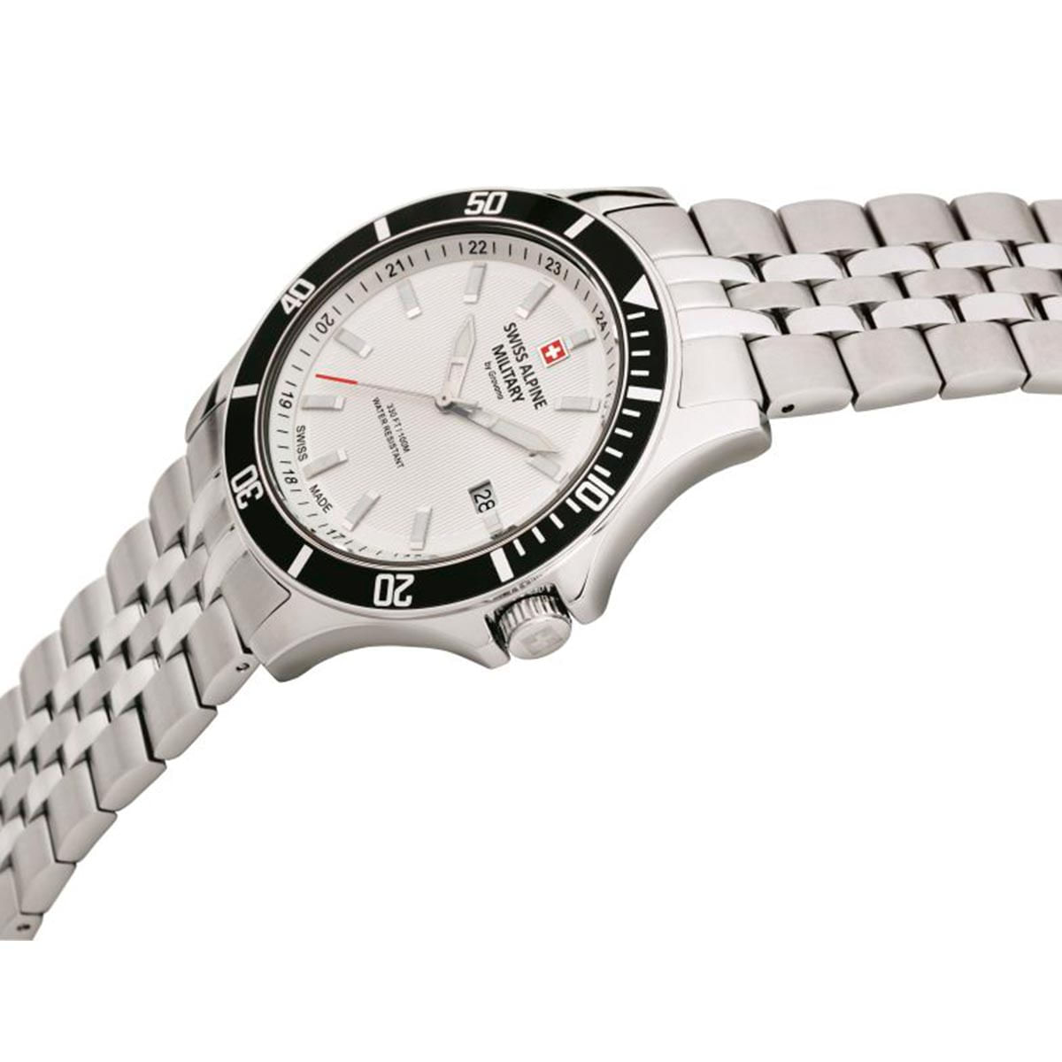 Reloj Swiss Alpine Military Challenger para hombre de acero 7022 ...