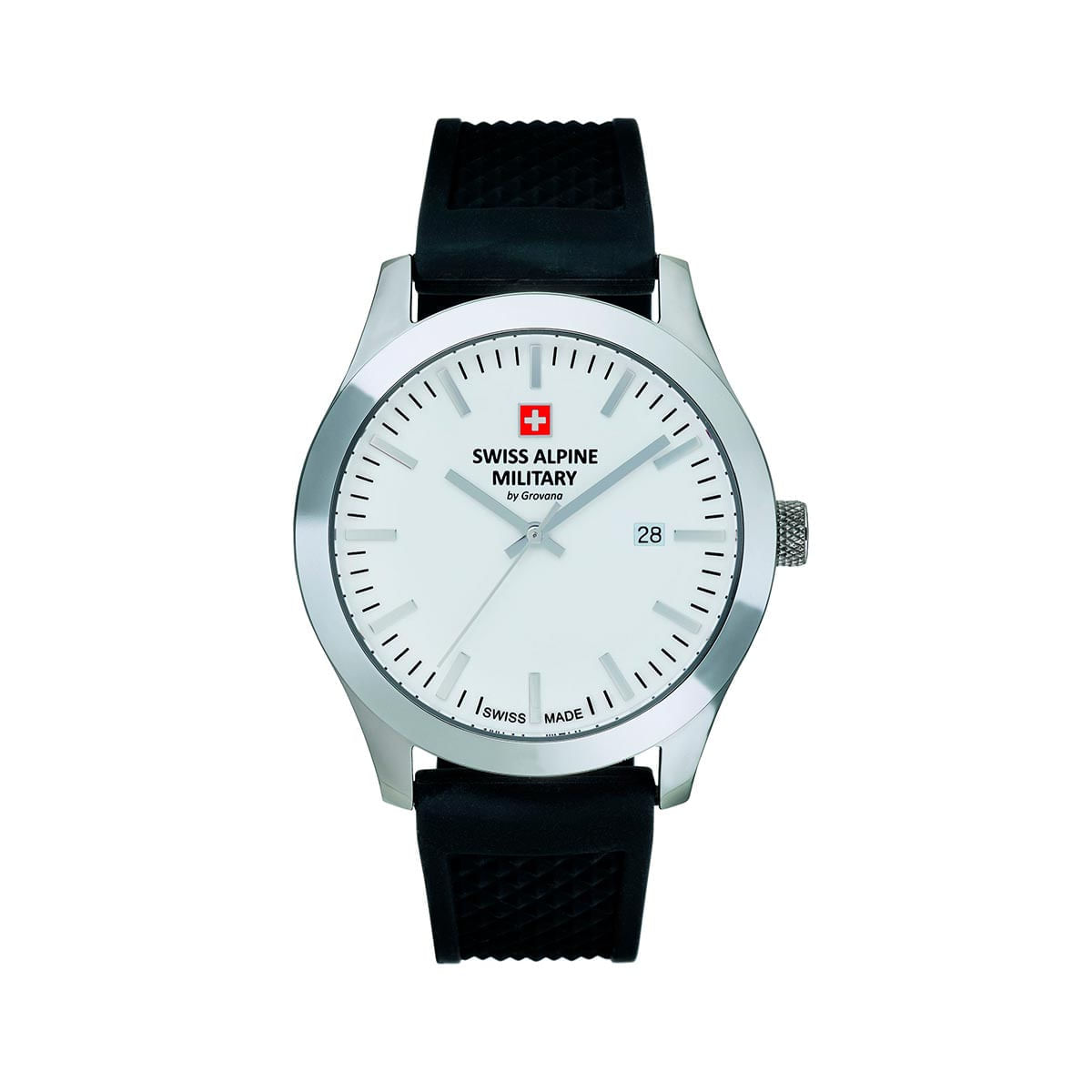 Reloj Swiss Alpine Military Combat Basic para hombre de silicona 7055 ...