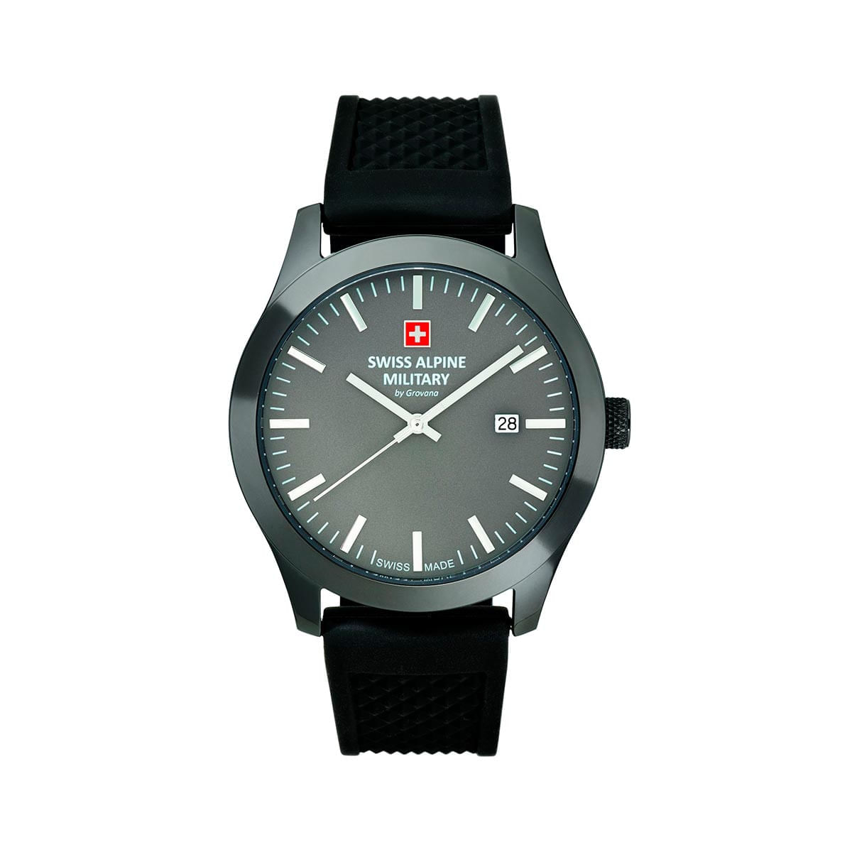 Reloj Swiss Alpine Military Combat Basic para hombre de silicona 7055 ...