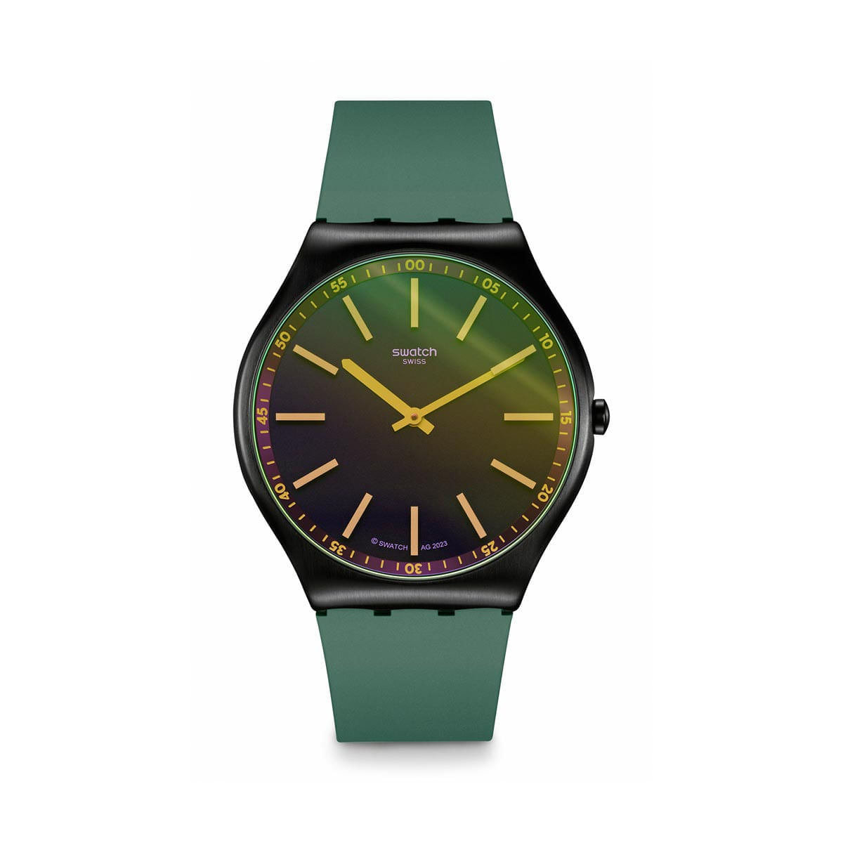 Reloj Swatch Green Vision de silicona SS07B112 - Style Store