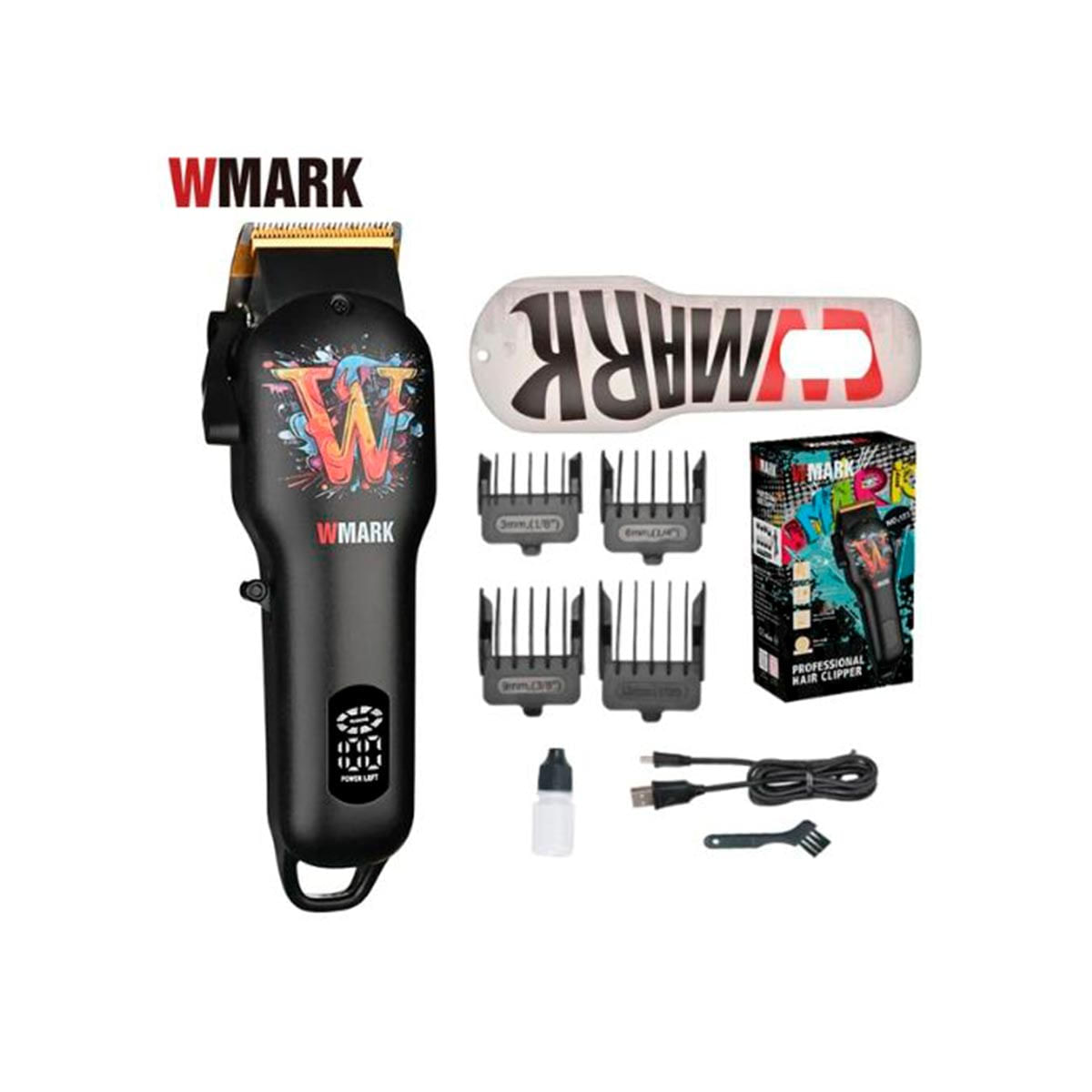 Cortadora de Pelo Wmark Inalámbrica NG123 Negro