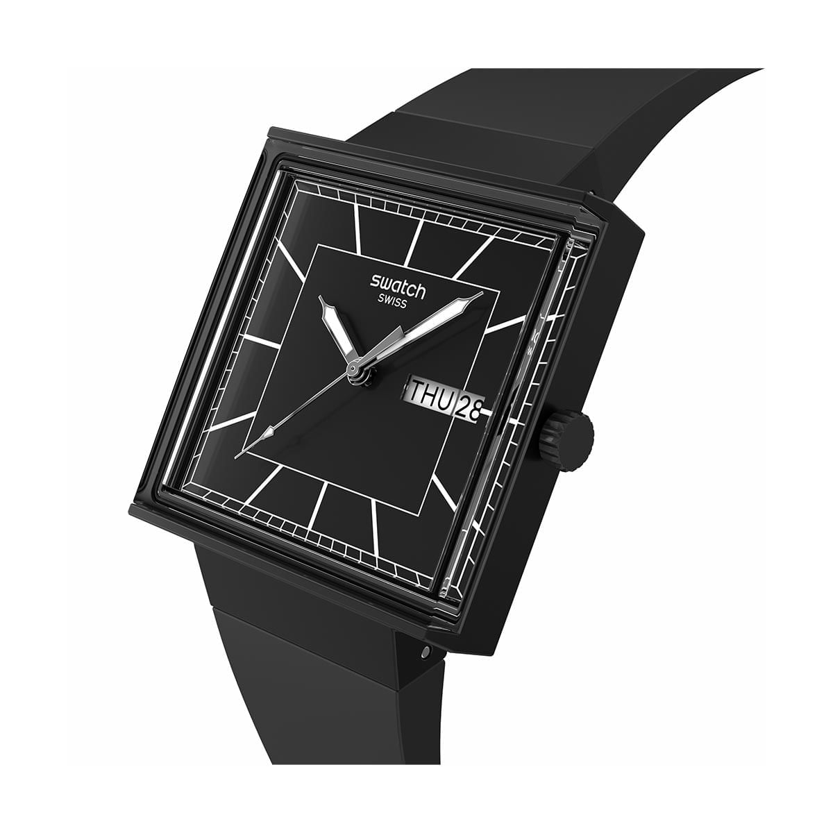 Reloj Swatch What If…Blackagain? de plástico SO34B701 - Style Store