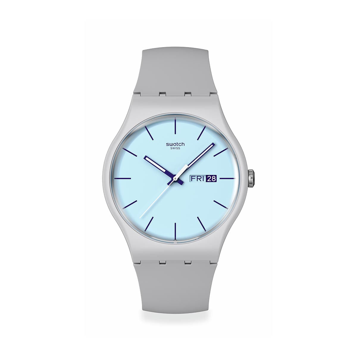 Reloj Swatch Blueberry Sky de silicona SO29M702 - Style Store
